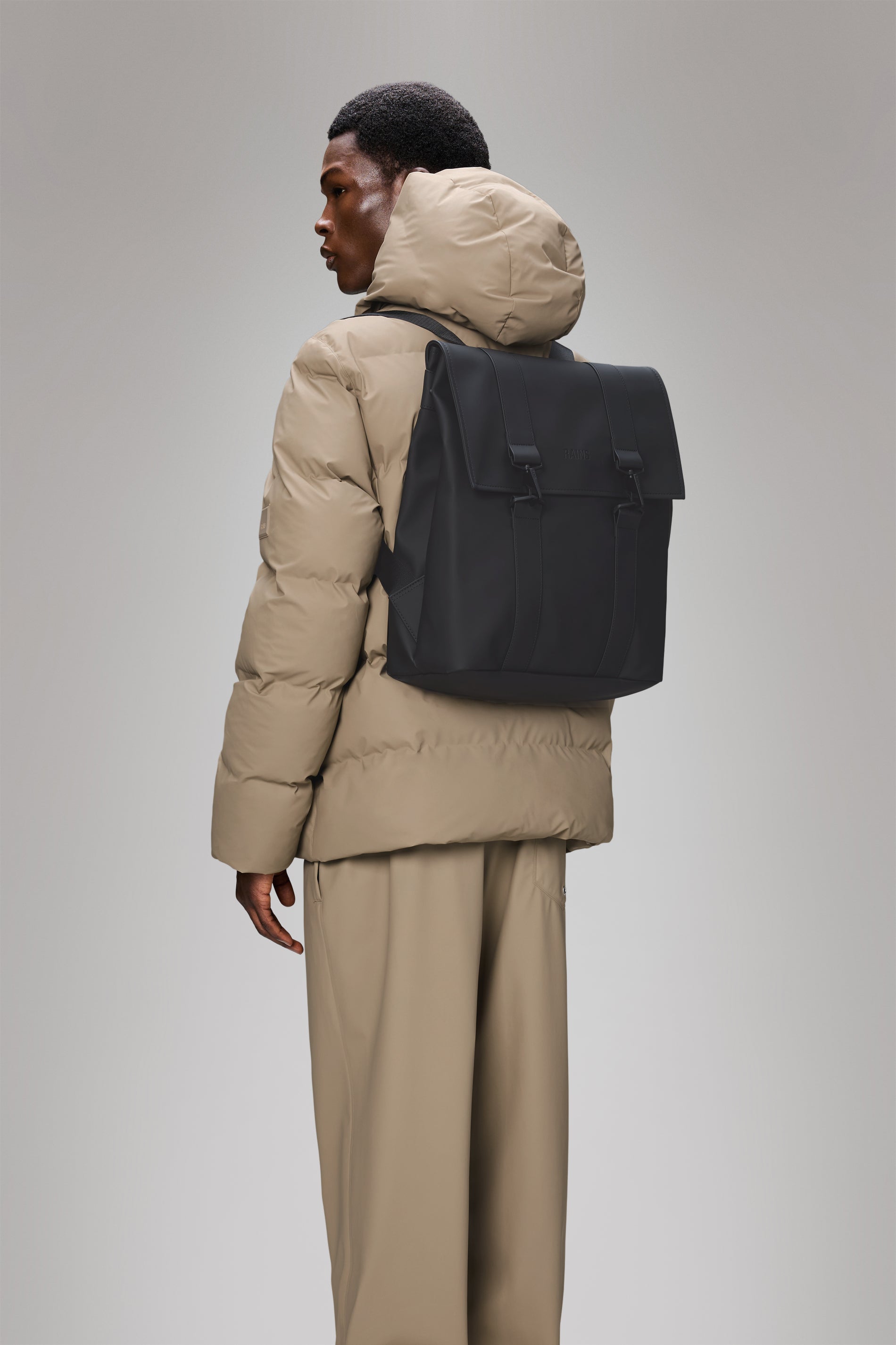 Rains® MSN Bag Mini in Black for £69 | No Custom Duty