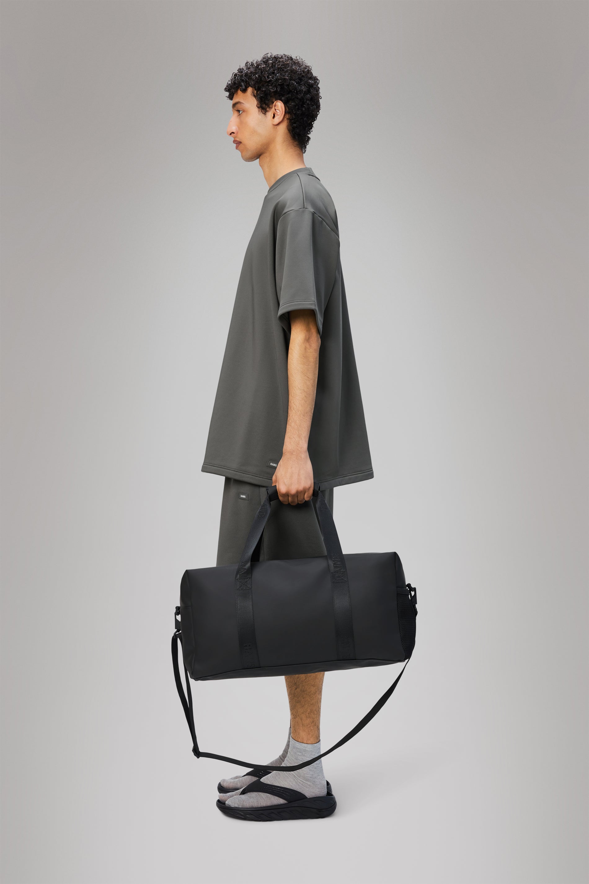 Rains® Hilo Weekend Bag Small in Dune for £69 | No Custom Duty