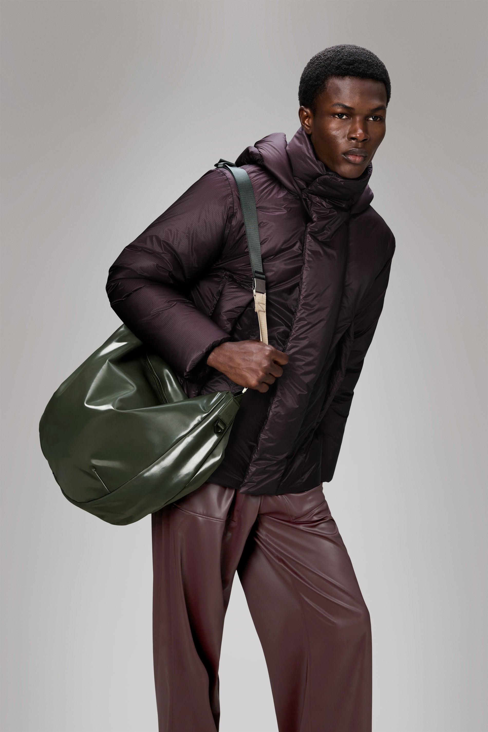 Rains® Cargo Box Bag in Black for £100 | Free Shipping