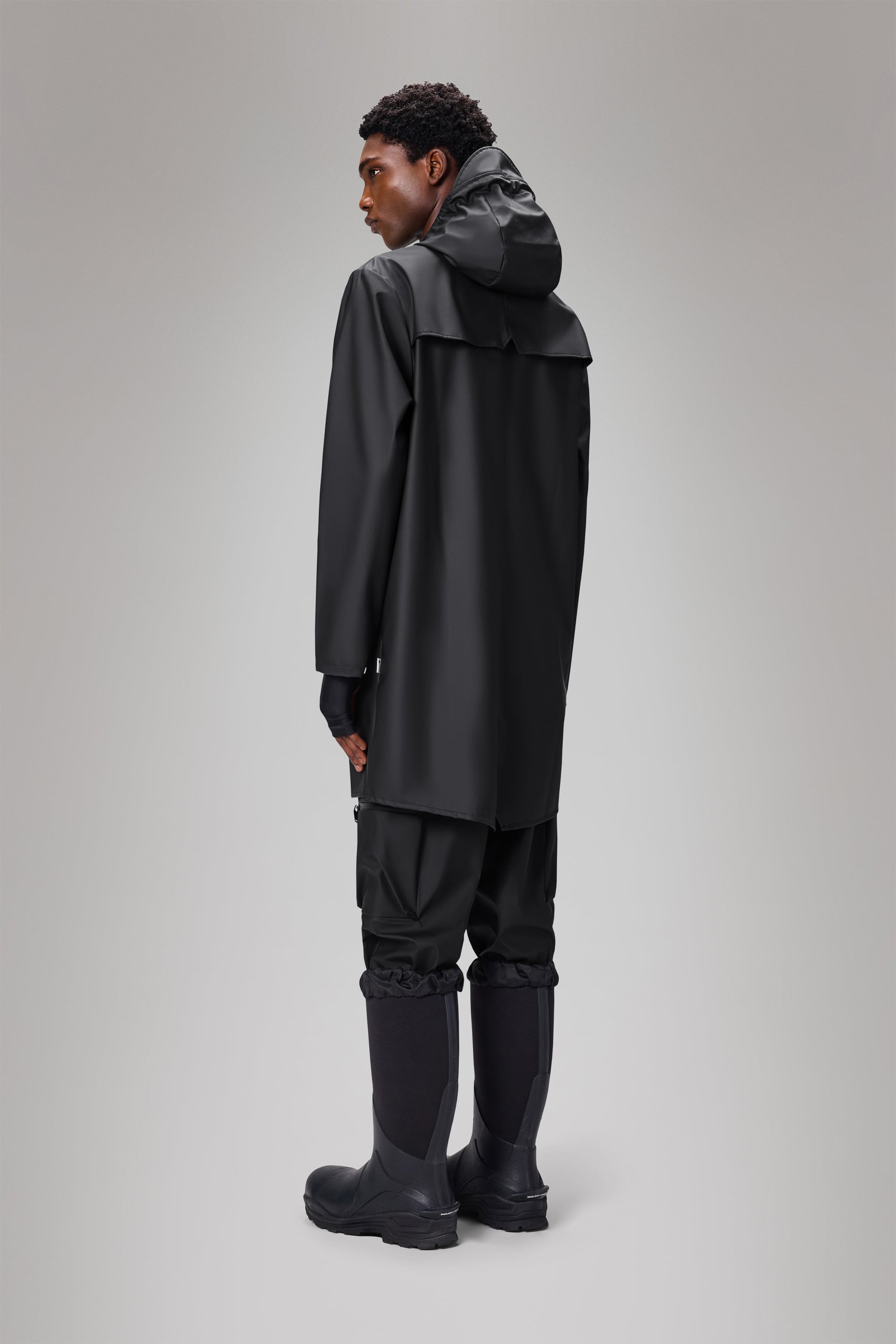 Rains® Long Jacket in Black for £95 | Free Shipping
