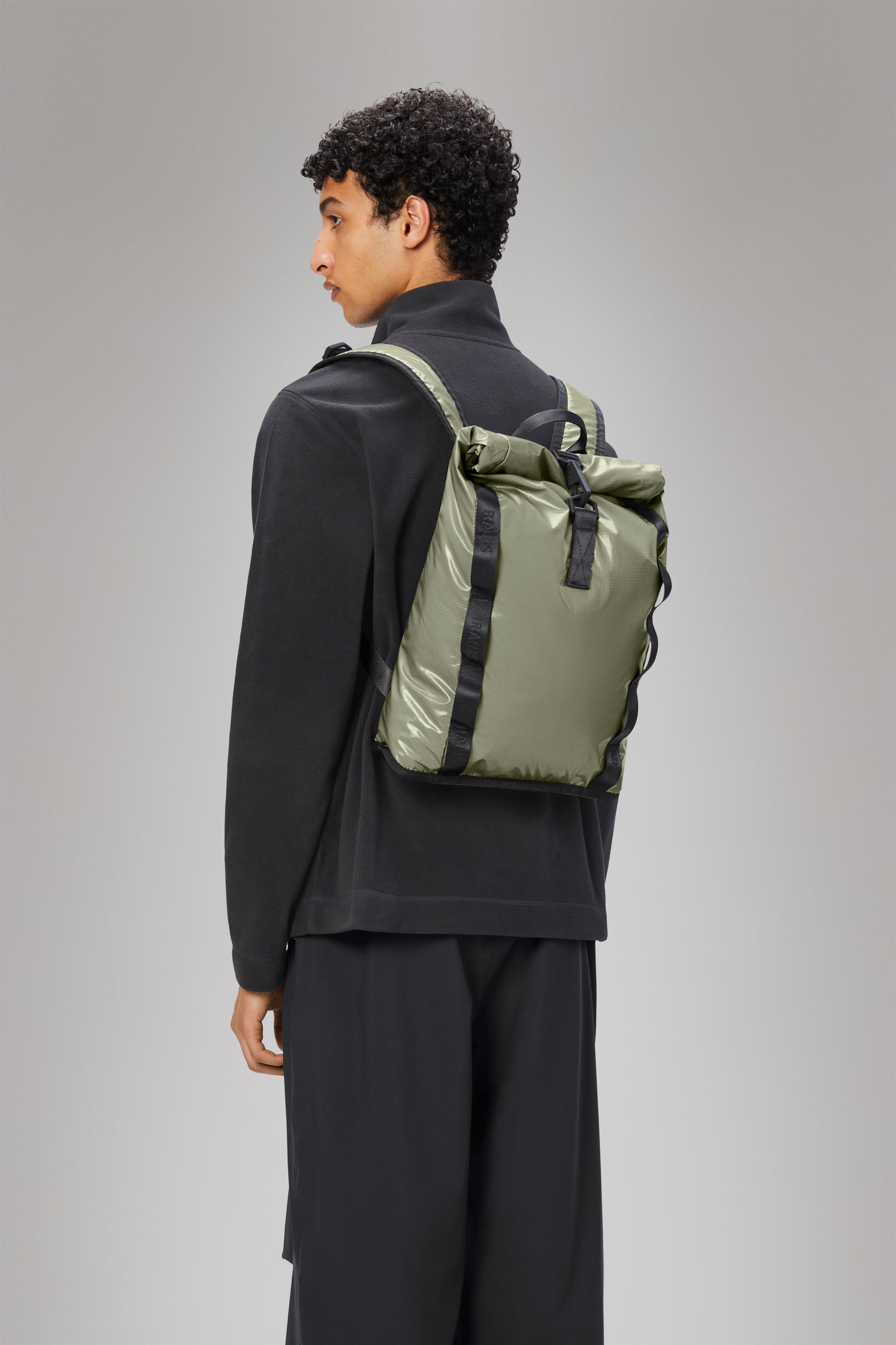 Rains® Rolltop Rucksack in Black for £105 | Free Shipping