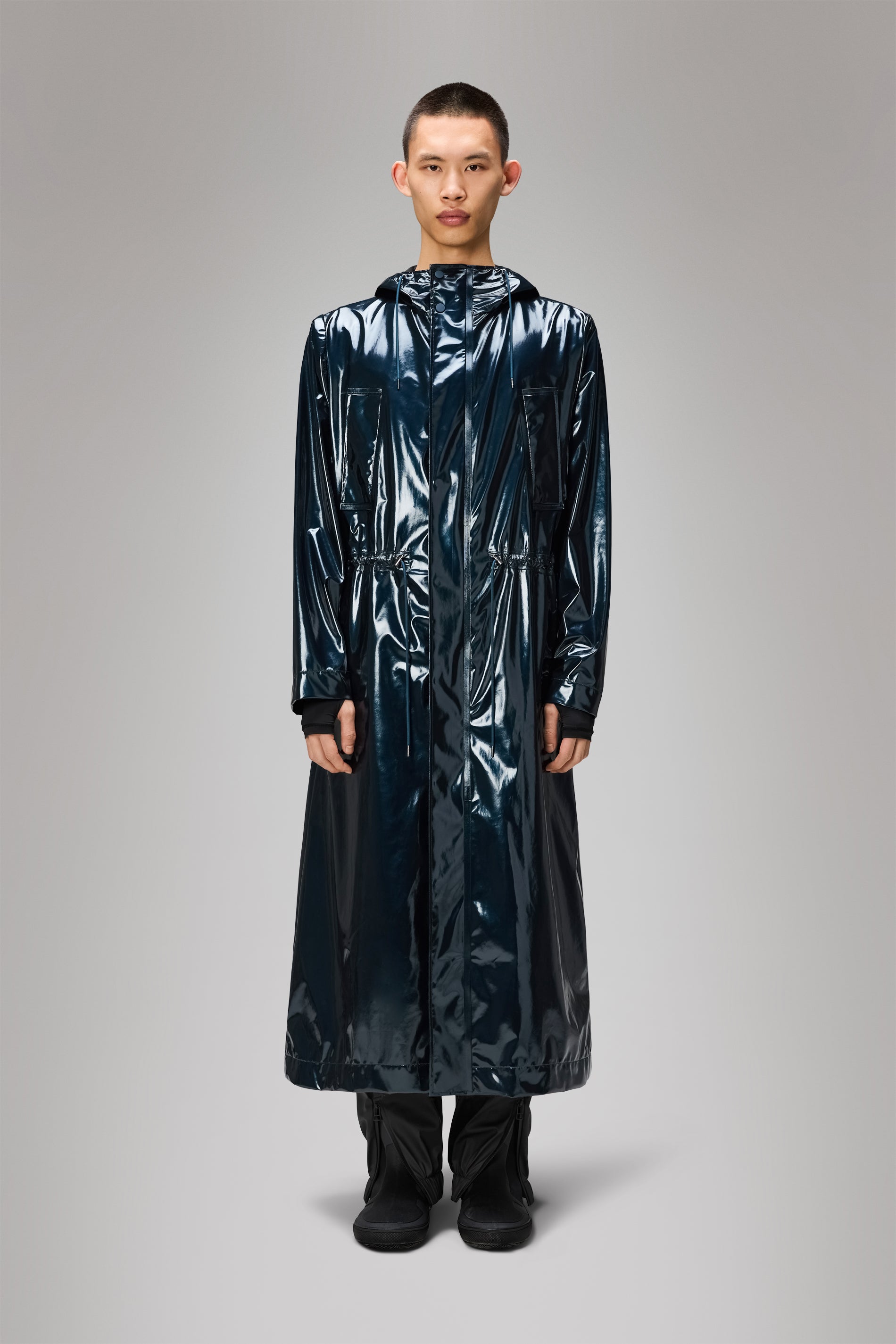 Rains® Bold Longest Jacket in Spill for £159 | Free Shipping