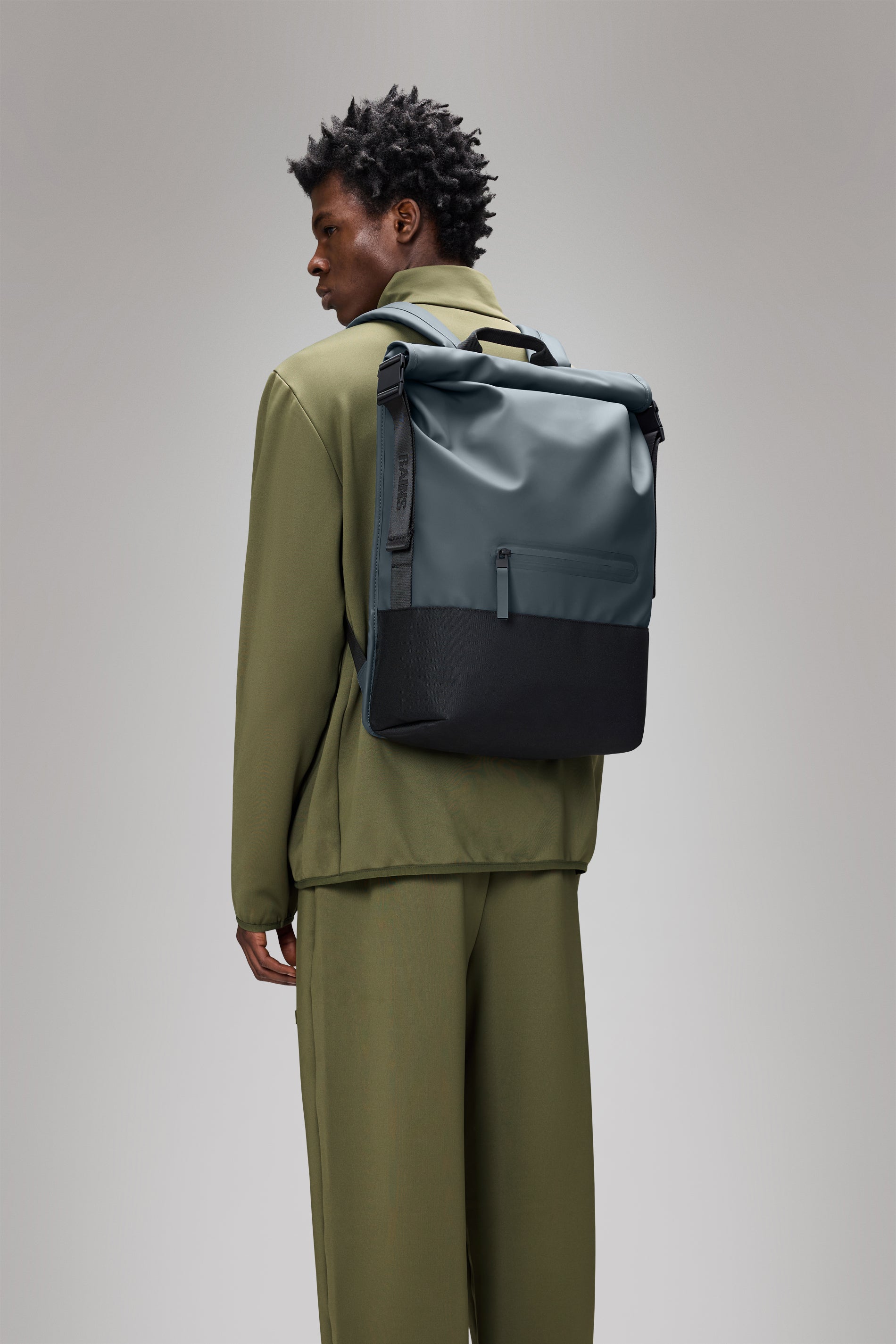 Rains® Trail Rolltop Backpack in Green for £119 | Free Shipping