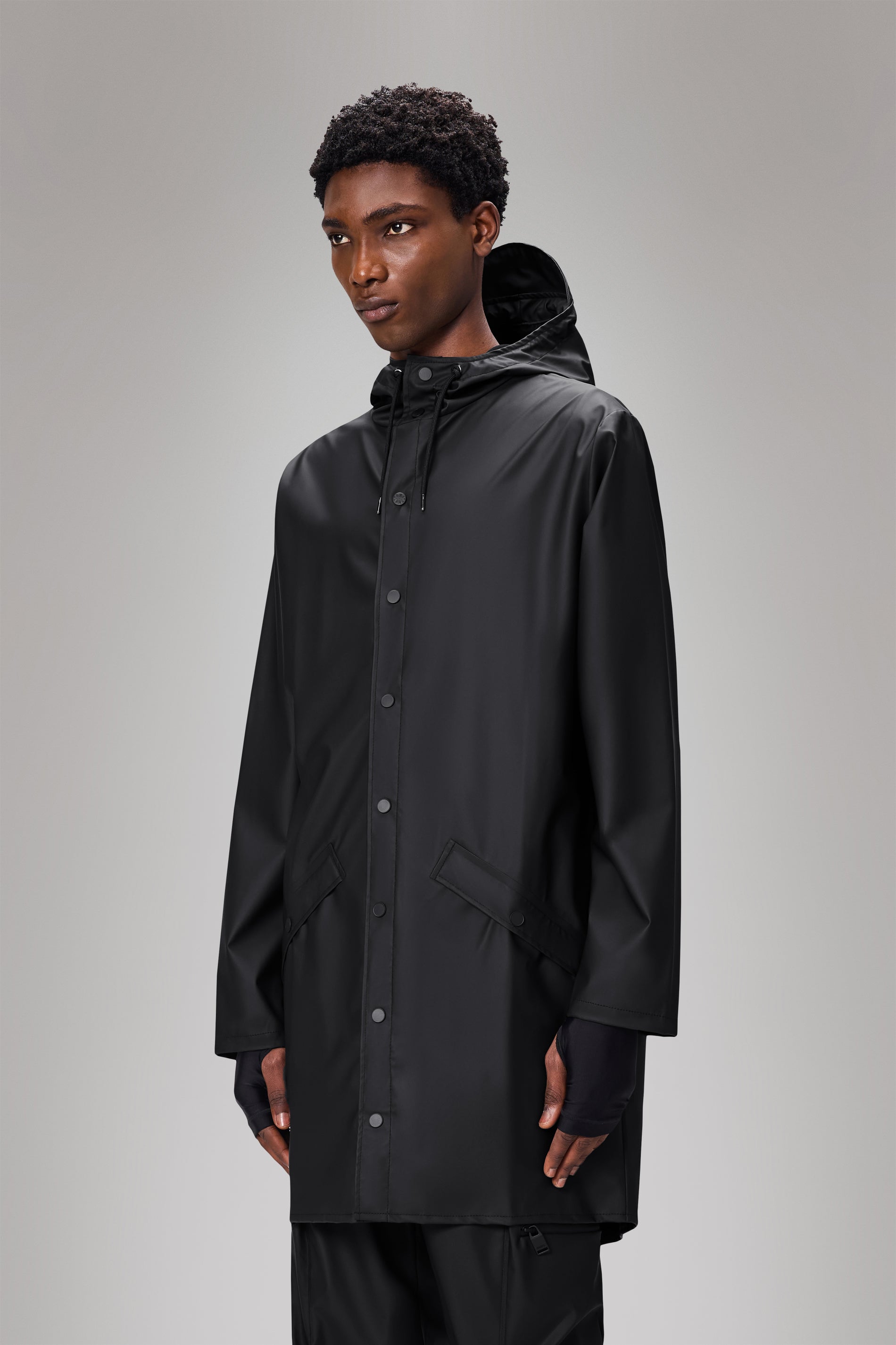 Rains® Long Jacket in Black for £95 | Free Shipping