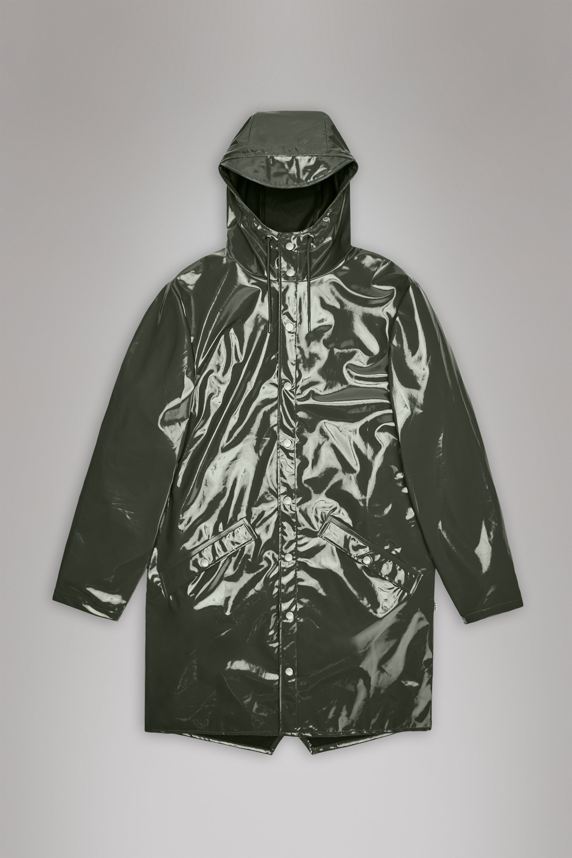 Rains® Long Jacket in Swamp for £100 | Free Shipping