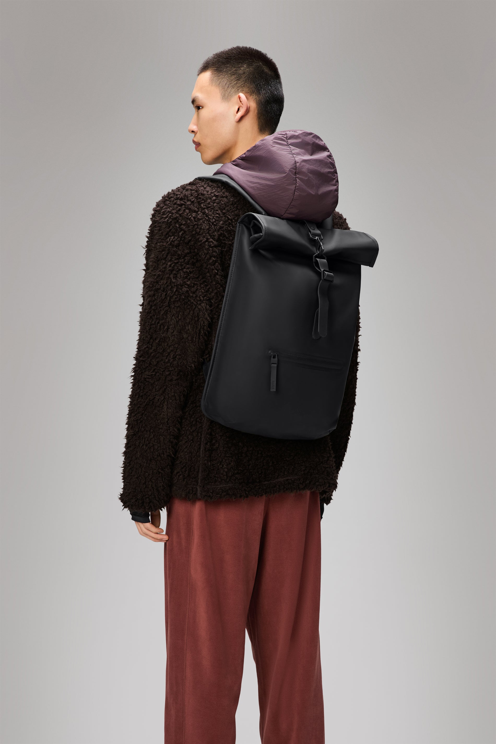 Rains® Rolltop Rucksack in Navy for £109 | Free Shipping