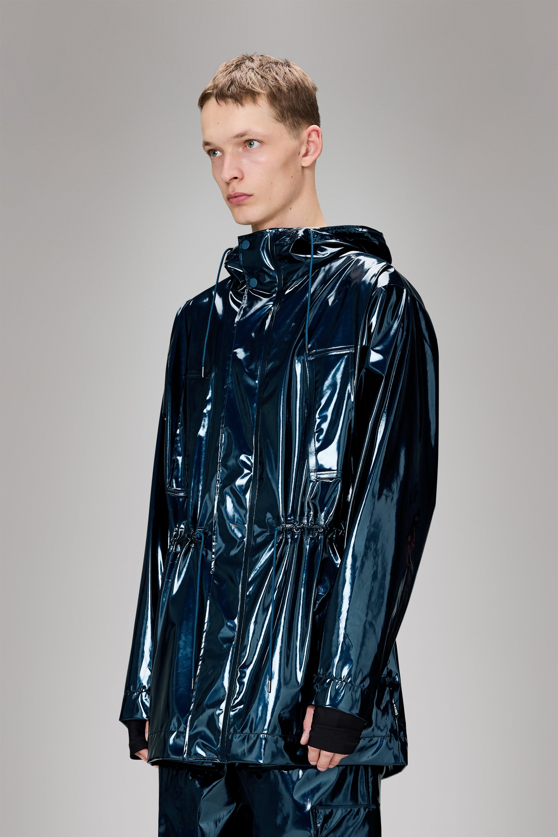 Rains® Bold Long Jacket in Spill for £149 | Free Shipping
