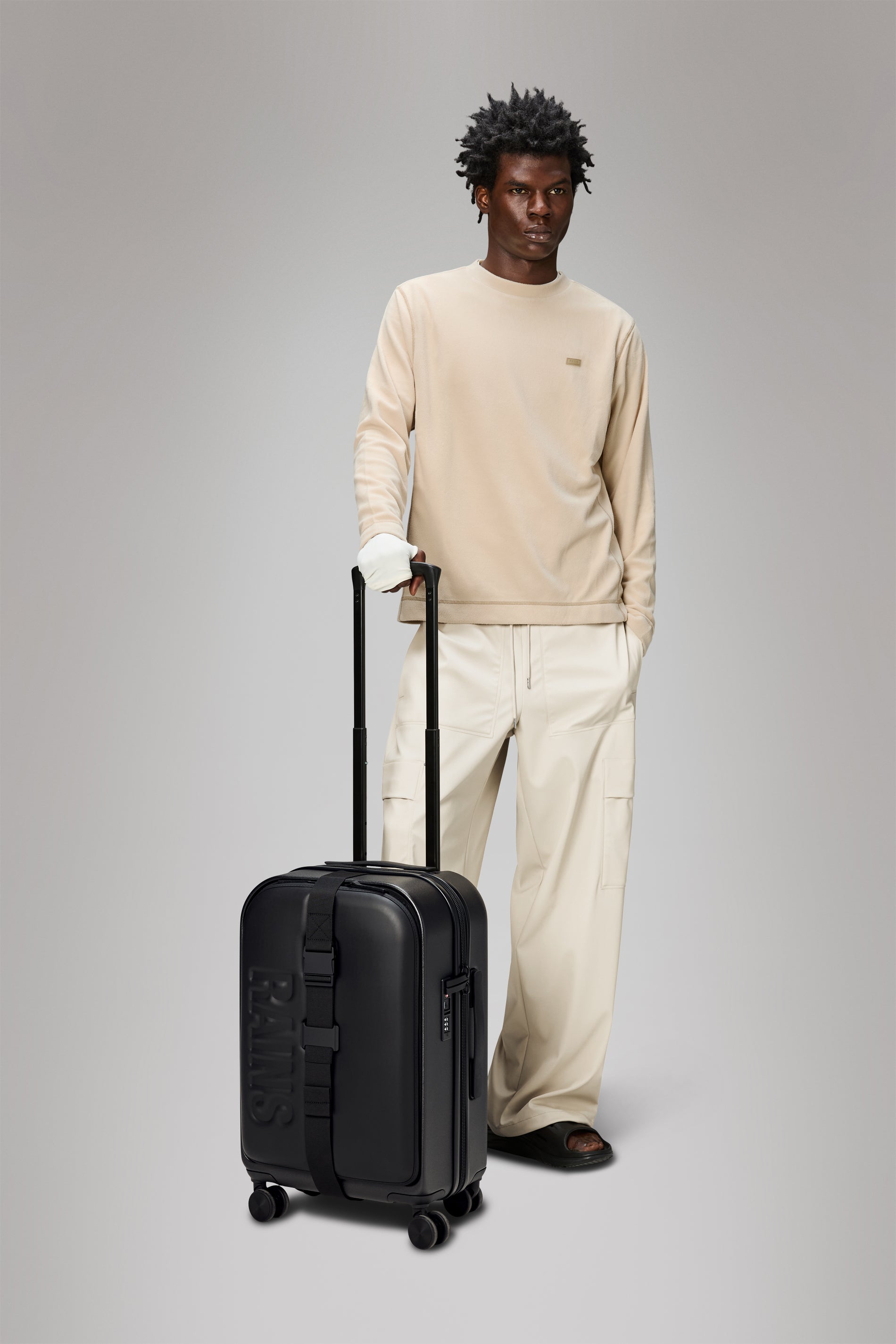 Rains® Texel Cabin Trolley in Black for £280 | Free Shipping